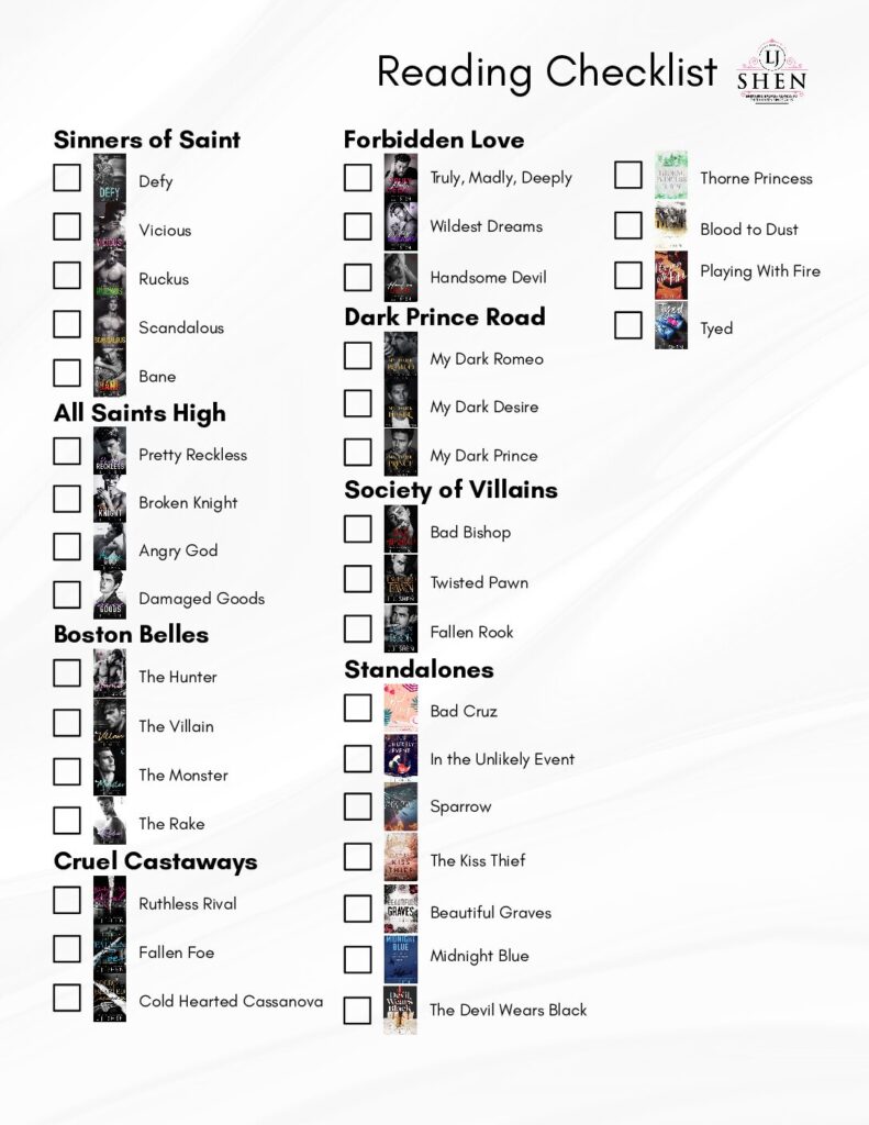 Reading Order | L.J. Shen